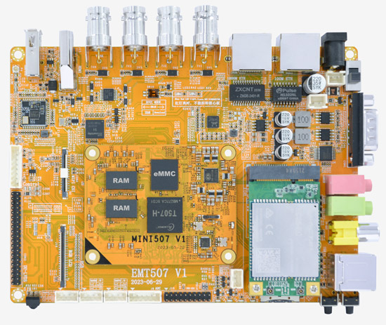 Automotive grade Allwinner T507-H single board computer